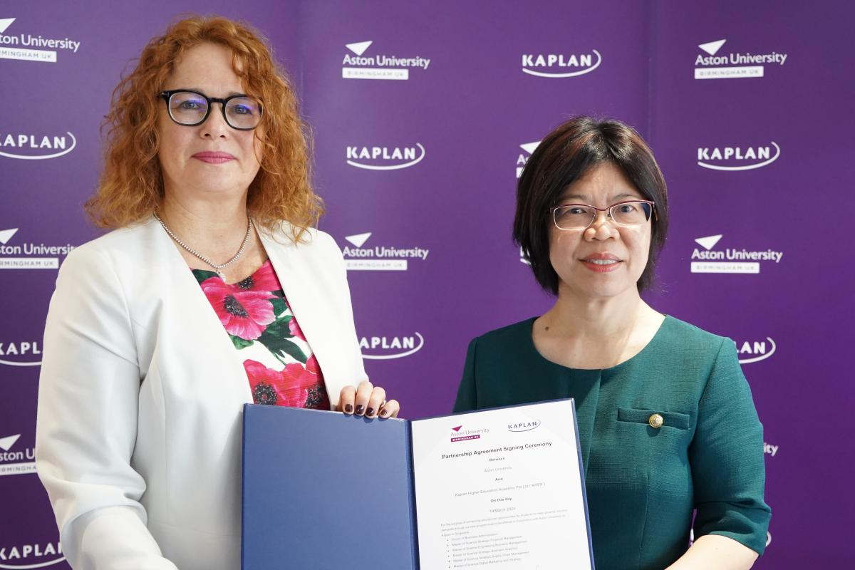 Kaplan (Singapore) and Aston University Forge Landmark Partnership to ...